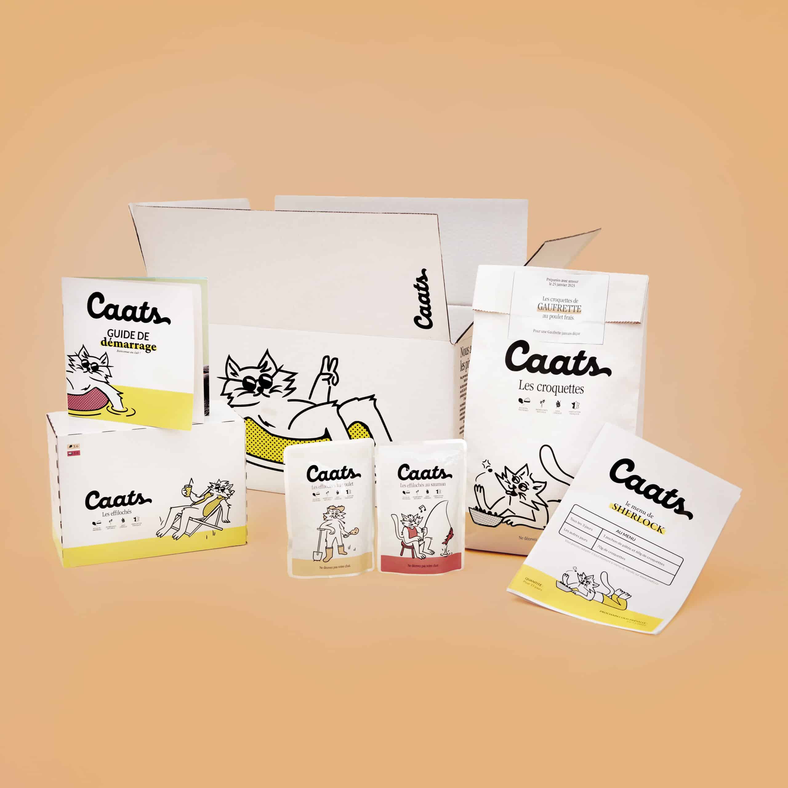 Menu Personnalisé Pour Chaton - Sans Céréales et 100% naturel - Caats