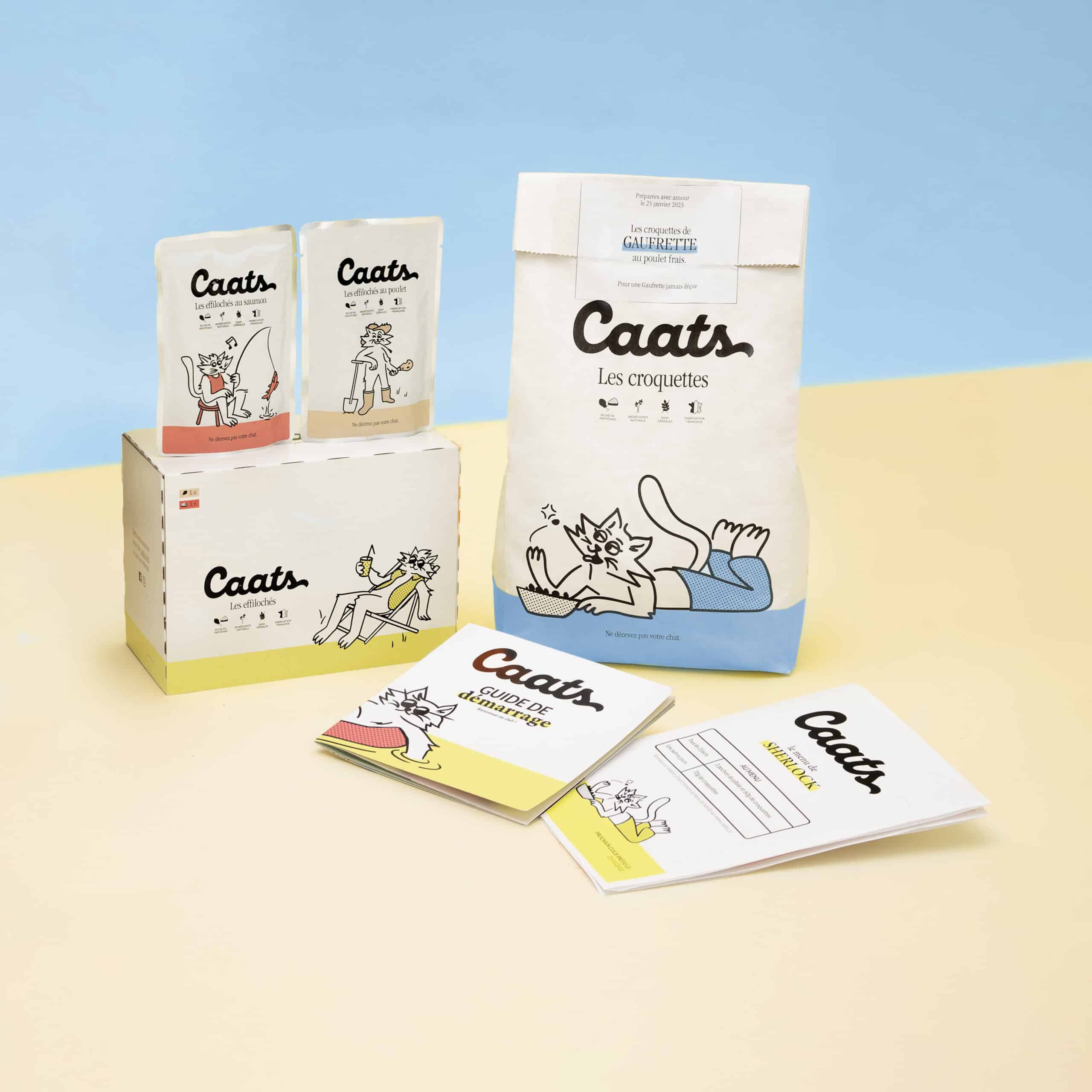 Kit d'essai Pour Chat Senior - Sans Céréales et 100% naturelles - Caats