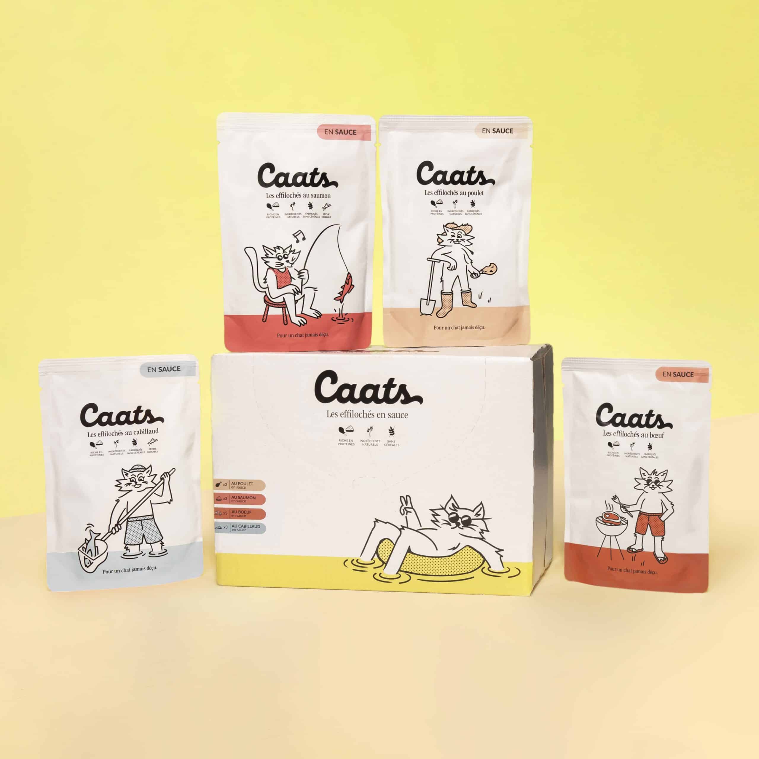Nourriture pour chat : croquettes, pâtées & alimentation adaptée | Caats