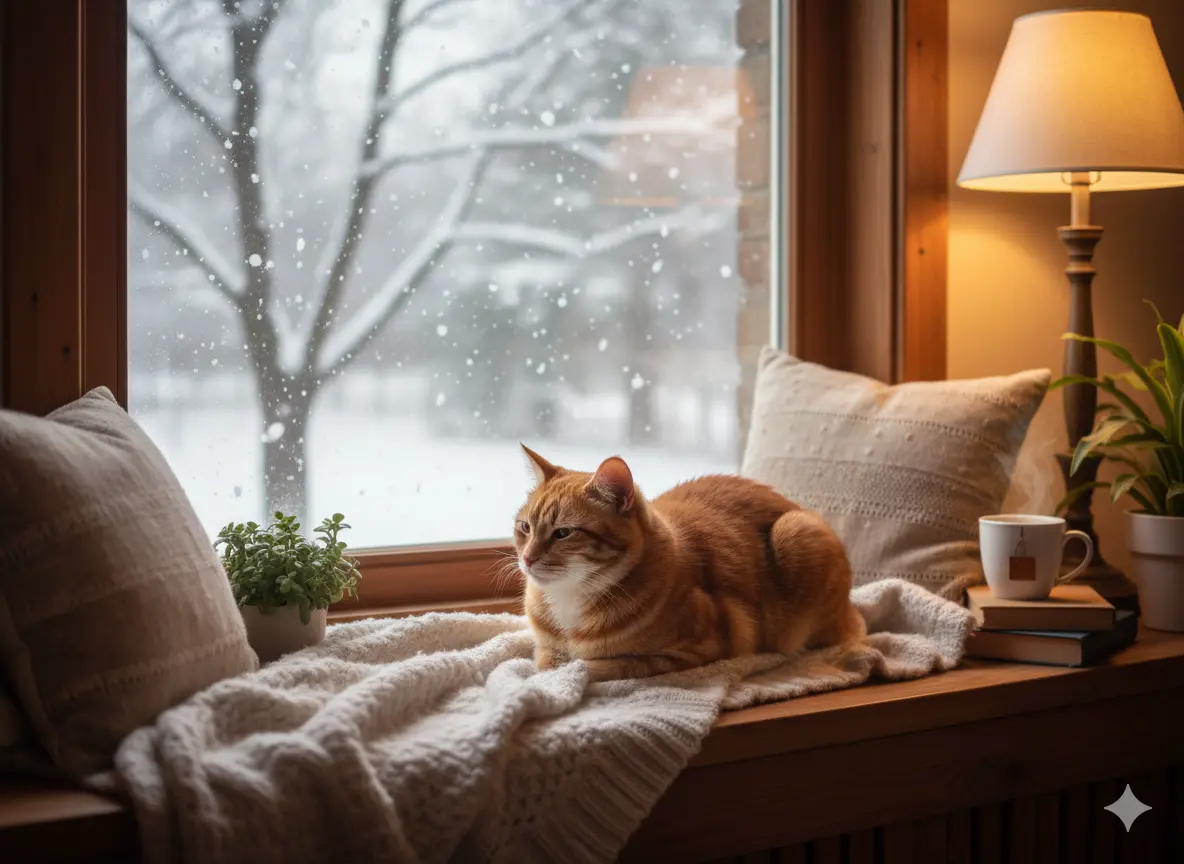 À quelle température ton chat à froid ? Symptômes et conseils 😼