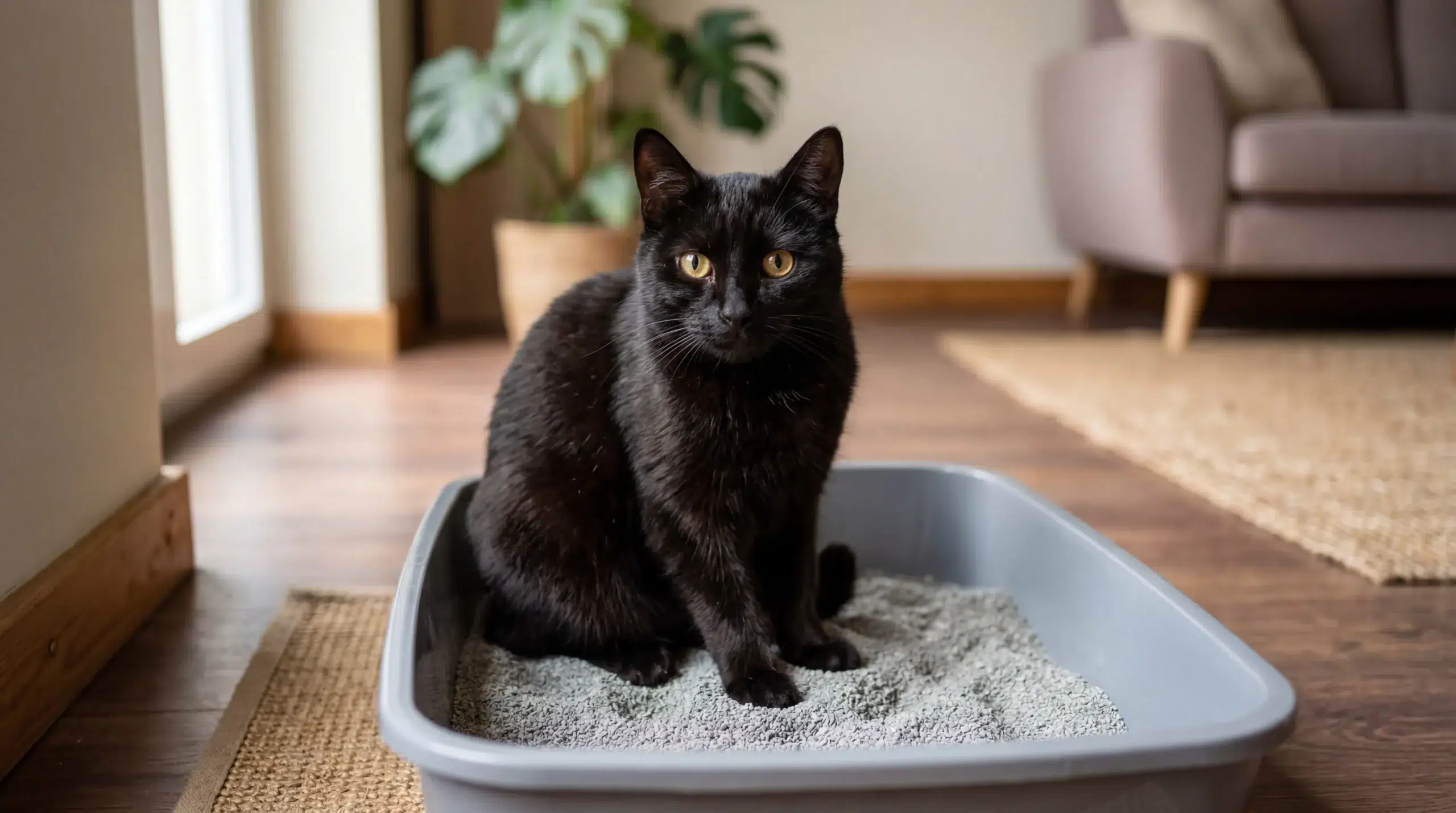 Chat et filaments dans les selles : qu'est-ce que c'est et que faire ...
